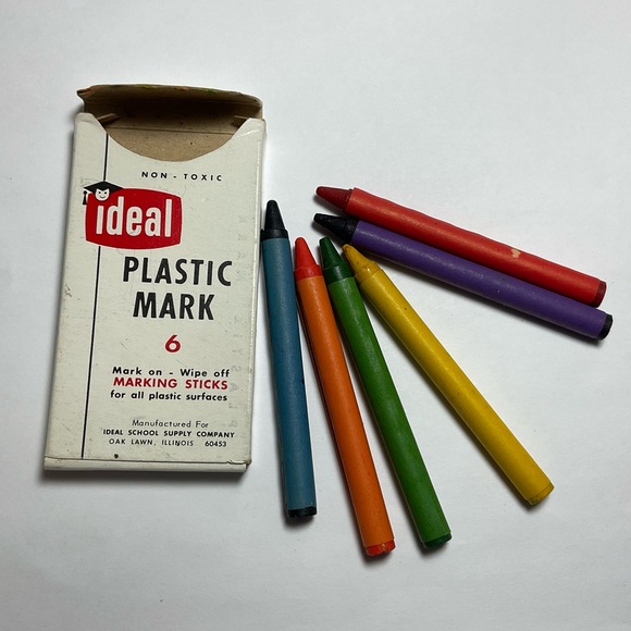 ideal | Other | Vintage Ideal Plastic Mark Marking Sticks Rare Assorted ...